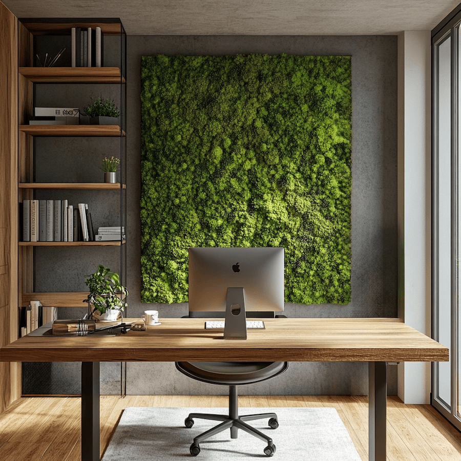 Ściana z mchu w domu - jak ją zrobić? Poradnik i aranżacje