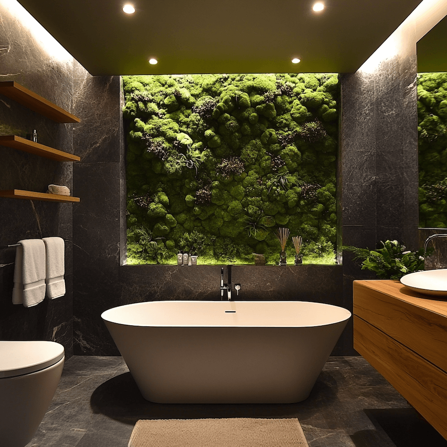 Ściana z mchu w domu - jak ją zrobić? Poradnik i aranżacje