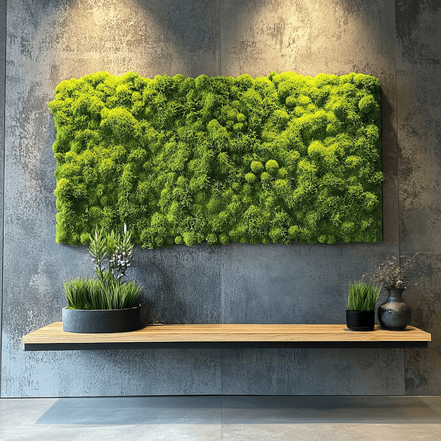 Ściana z mchu w domu - jak ją zrobić? Poradnik i aranżacje